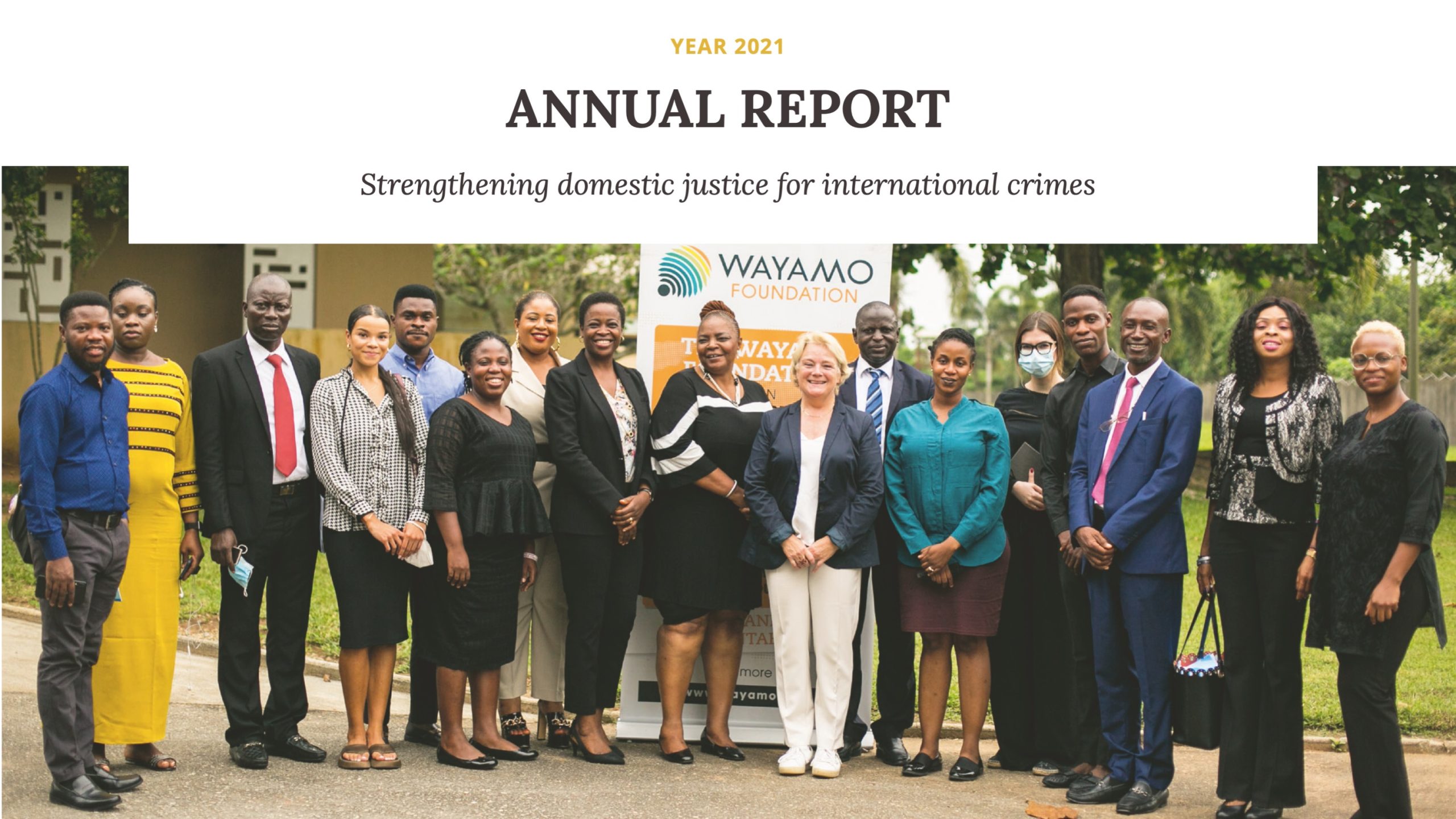 2021 Annual Report - Wayamo Foundation