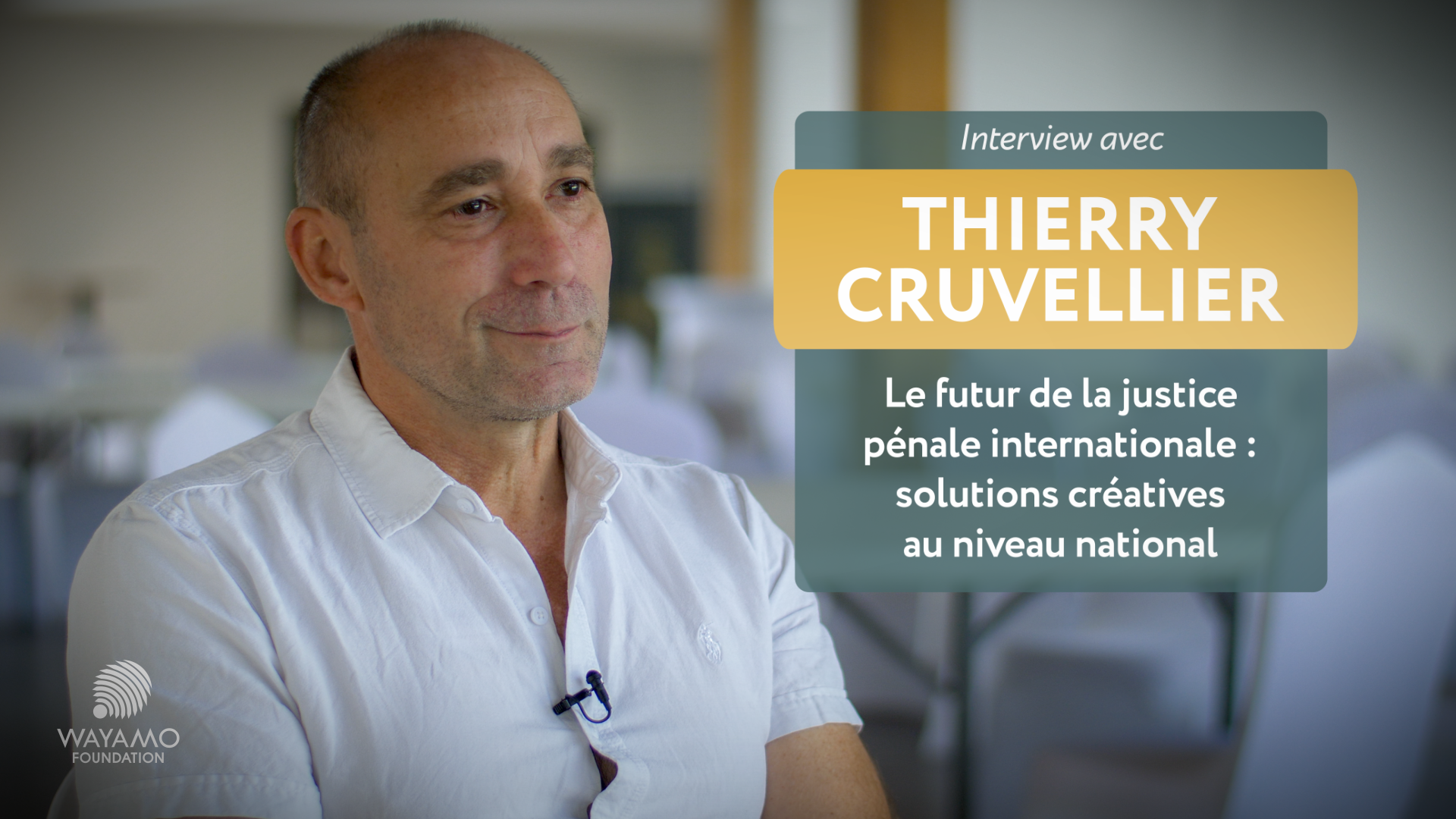 Le futur de la justice pénale internationale : interview avec Thierry ...