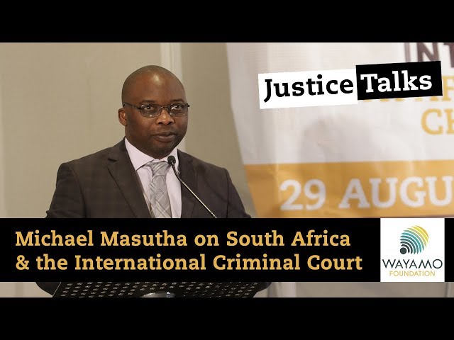 Justice Talks - Michael Masutha - Wayamo Foundation